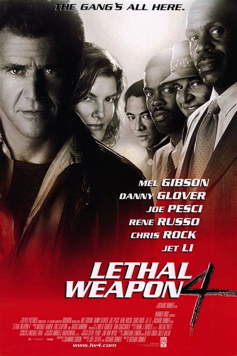 Lethal Weapon 4 1998 11x17 Movie Poster