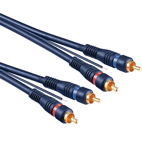 Tulp Kabel Tulp Kabel Blauw Type Analoog Dubbel Afgeschermd Extra Aansluitkabel Voor
