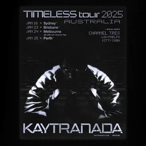 Untitled Group Announcing Kaytranada Timeless Tour Australia 2025