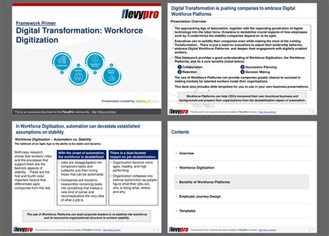 Digital Transformation Workforce Digitization Ppt Slide Deck
