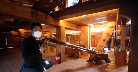 복원 거북선 내부