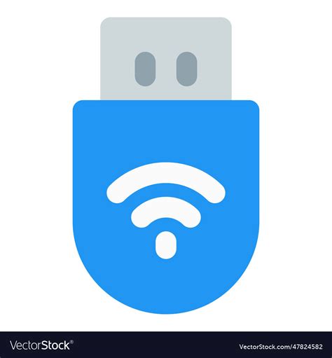 Wi Fi Usb Modem For Access Internet Service Vector Image