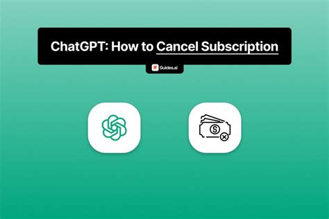 ChatGPT Plus How To Cancel Your Subscription