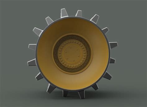 Compactor Wheel 3d Model Cgtrader