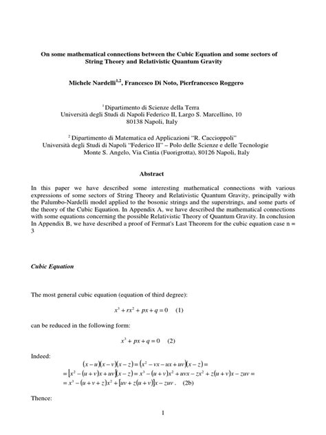 Quantum Gravity And String Theory Complex Number Variable Mathematics
