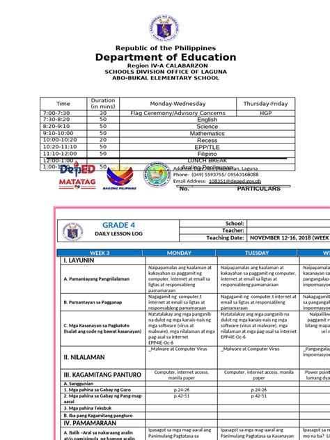 Classroom Program Grade 4 5 New Pdf
