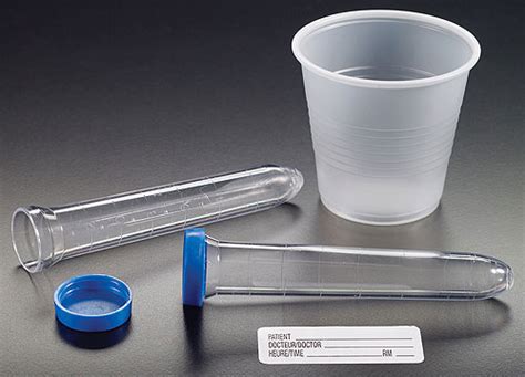 SKS Science Products Sample Containers Urine Collection System W Disposable Tubes Caps Cups
