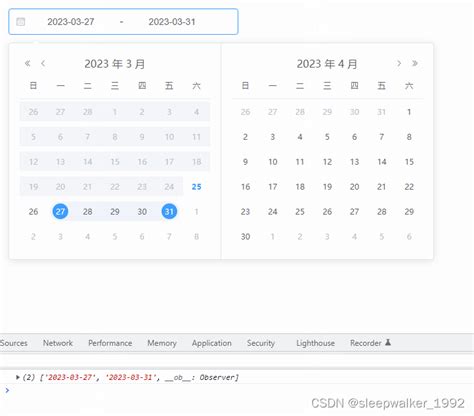 element ui的datepicker禁用日期选择（type date daterange） type daterange csdn博客