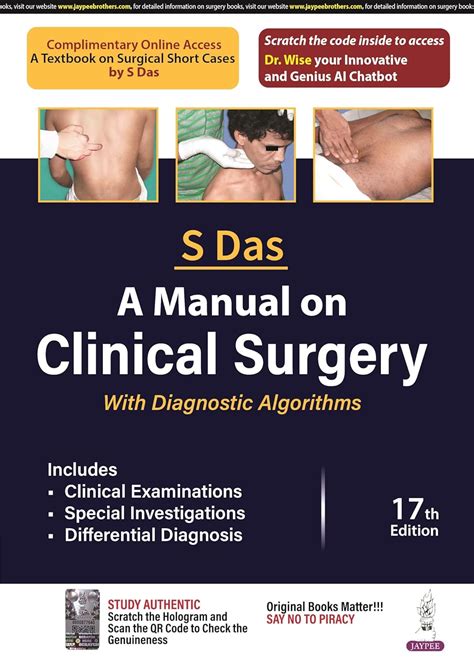 A Manual On Clinical Surgery With Diagnostic Algorithms 9789356963788 Medicine And Health