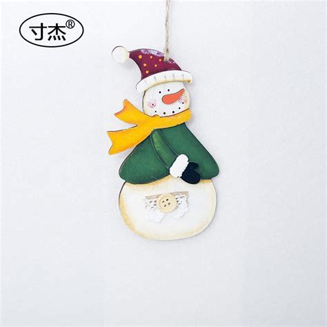 Easyhome นิ้ว Jie จี้การ์ตูนคริสต์มาส ซานตาคลอส สโนว์แมน เครื่องประดับจี้ต้นคริสต์มาส ป้ายแท็ก