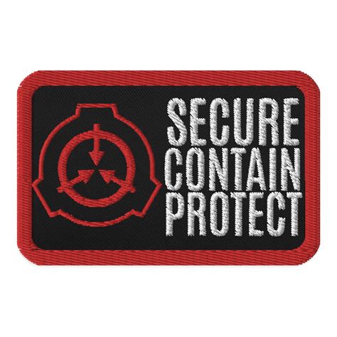 Identity Patches S C P Foundation Red Pawn Shop