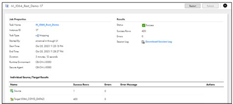 Loading Data From Api To Table Using Informaticas Intelligent Data Management Cloud Idmc Cdi
