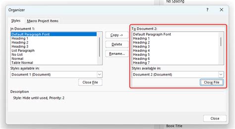 How To Copy Styles Between Word Documents