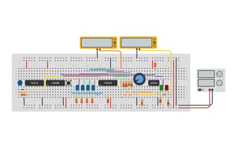 Circuit Design Analog To Digital Converter Tinkercad