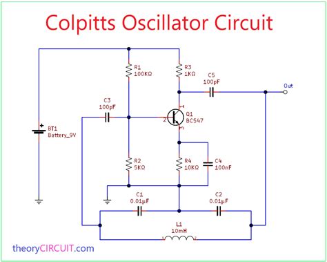 colpitts oscillator circuit diagram using op amp