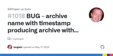 BUG Archive Name With Timestamp Producing Archive With Timestamp