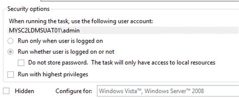 Scheduler Error A Specified Logon Session Does Not Exist