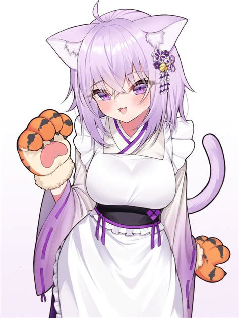 Nekomata Okayu Hololive Drawn By Maru Danbooru