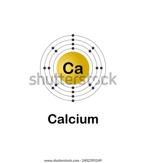 Vector Illustration Electron Configuration Diagram Element Stock Vector Royalty Free