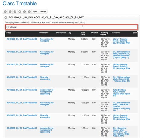 How To Use Class Timetable Timetables