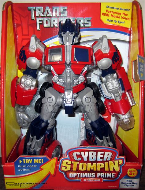 Optimus Prime Cyber Stompin Figure Transformers