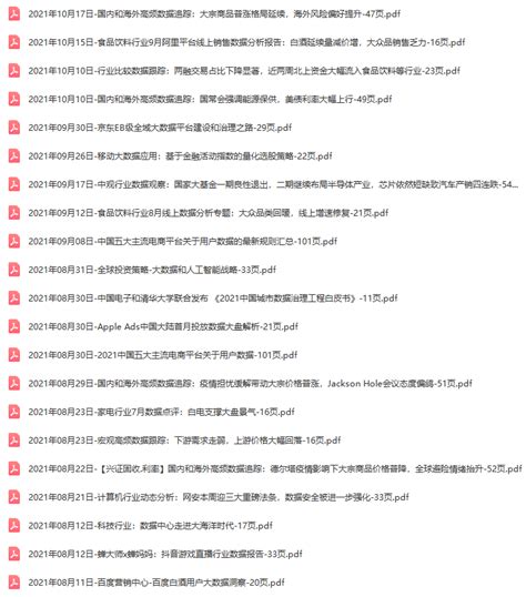 大数据行业研究报告 方案