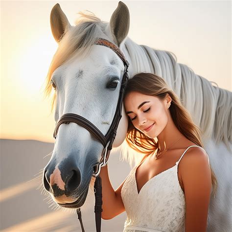 Download Ai Generated Woman Horse Royalty Free Stock Illustration