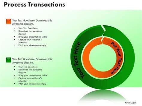 PowerPoint Theme Process Transaction Marketing Ppt Design Slides