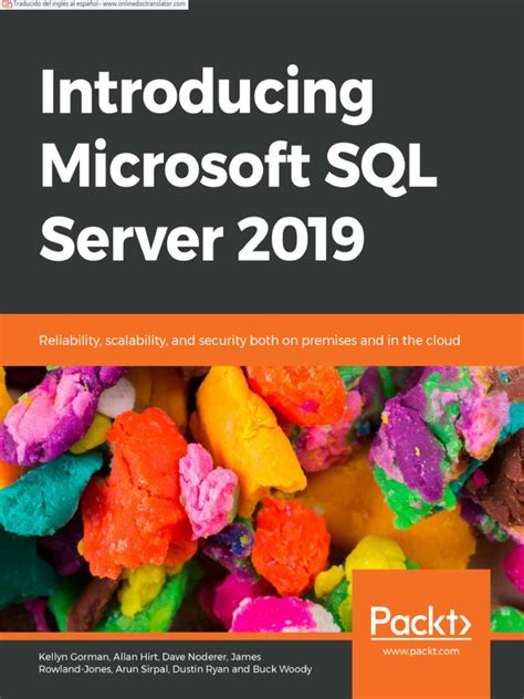 Introducing Microsoft Sql Server 2019 Es Pdf Servidor Sql De