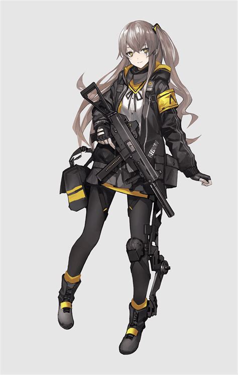 Anime Girl With A Machine Gun