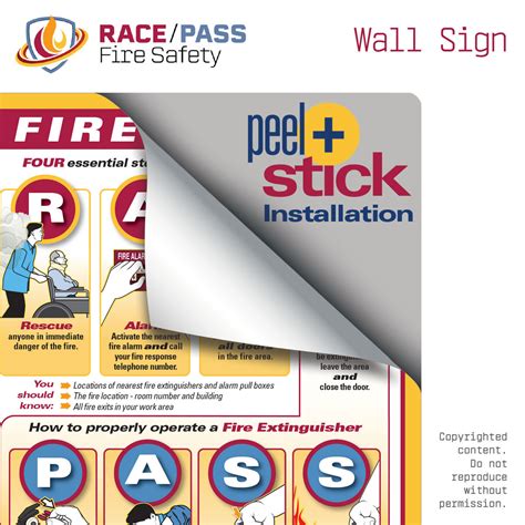 Racepass Fire Safety Wall Sign Racepass Fire Safety Solutions