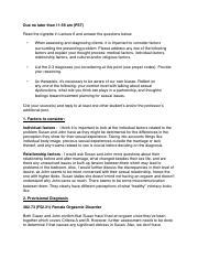 Week Discussion Sexual Dysfunctions Pdf Read The Vignette In Lecture And Answer The