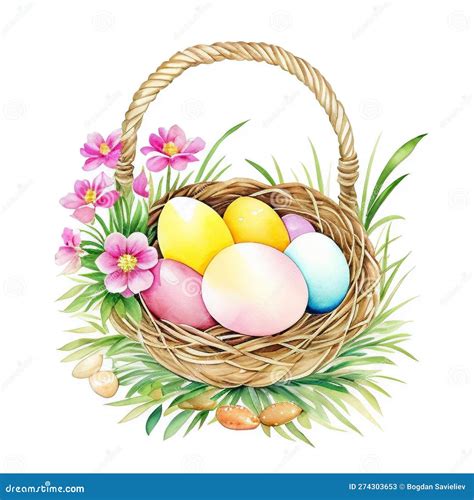 Easter Egg Nest This Stunning Watercolor Painting Captures The Essence
