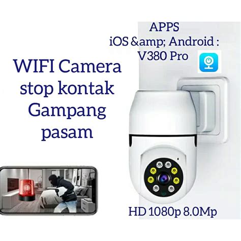 Jual Cctv Ptz Ip Camera Wifi Stop Kontak V Pro Hd P Mp Indoor Infrared Night Vision