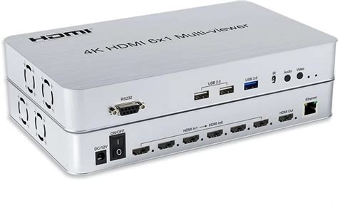 4K HDMI 6X1 Multi Viewer 4K HDMI Six Screen Splitter HDMI Quad Screen Segmentation Multiviewer
