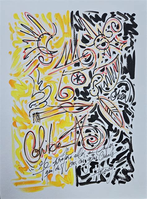 Cohibaaa De David Onen 2025 Œuvre Sur Papier Acrylique Feutre Sur