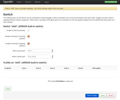 Swconfig Versus Etc Config Network Network And Wireless Configuration OpenWrt Forum