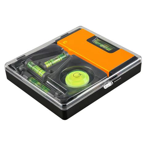 Mini Spirit Level Bubble Magnetic Cable Angle Ruler Leveling Tool