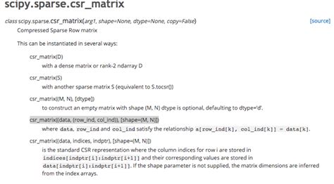 Missing Constructor For `scipysparsecsrmatrix` · Issue 3289 · Cupycupy · Github