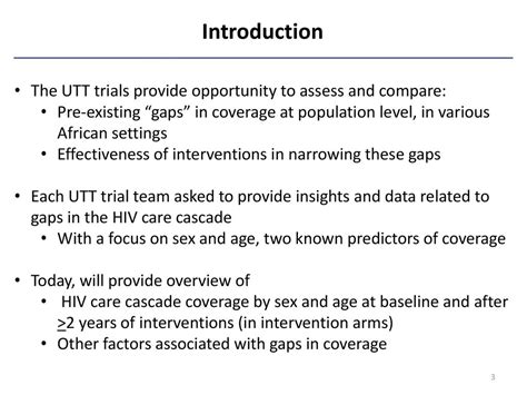 Where Are The Coverage Gaps Data From The Four Utt Trials Ppt Download