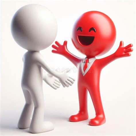 Person Welcome Happy 3d Render Stock Illustration Illustration Of Suit Question 328159292