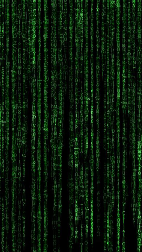 Green Matrix Code Wallpaper