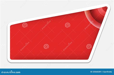 Red Text Box Stock Vector Illustration Of Border Round