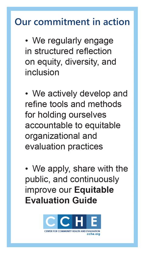 Our Commitment To Equity Cche
