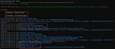 C Cosmos Db Not Triggering Stack Overflow