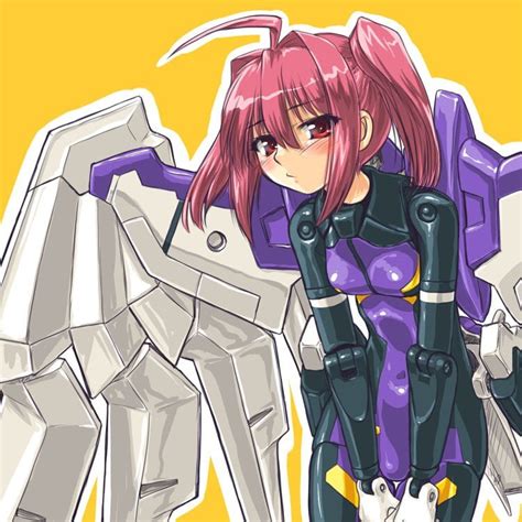 Tiny Pink Haired Robot Girl Busou Shinki Rrobotgirls