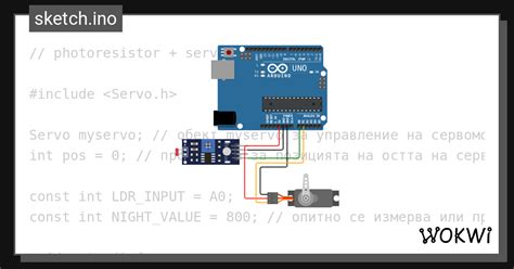 Ldr Photoresistor Servo Wokwi Esp32 Stm32 Arduino Simulator