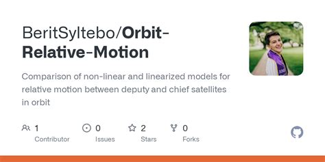 Github Beritsyltebo Orbit Relative Motion Comparison Of Non Linear