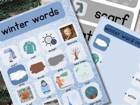 Winter Topic Word And Writing Resource Teaching Resources