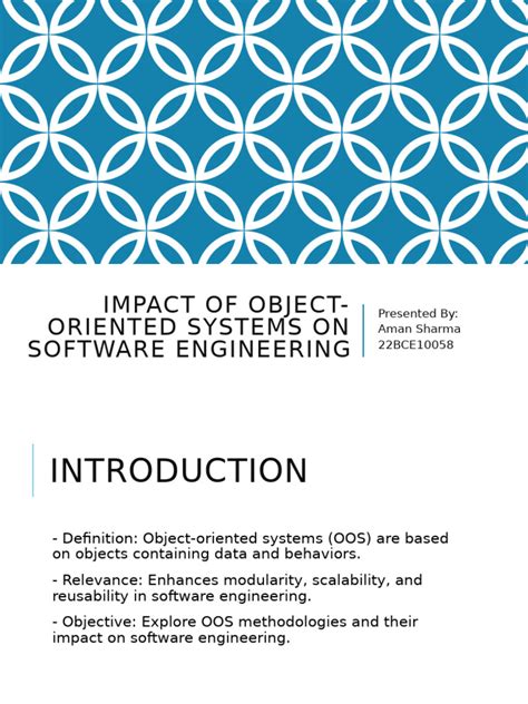 Impact Of Object Oriented Systems Pdf Object Oriented Programming Software Design